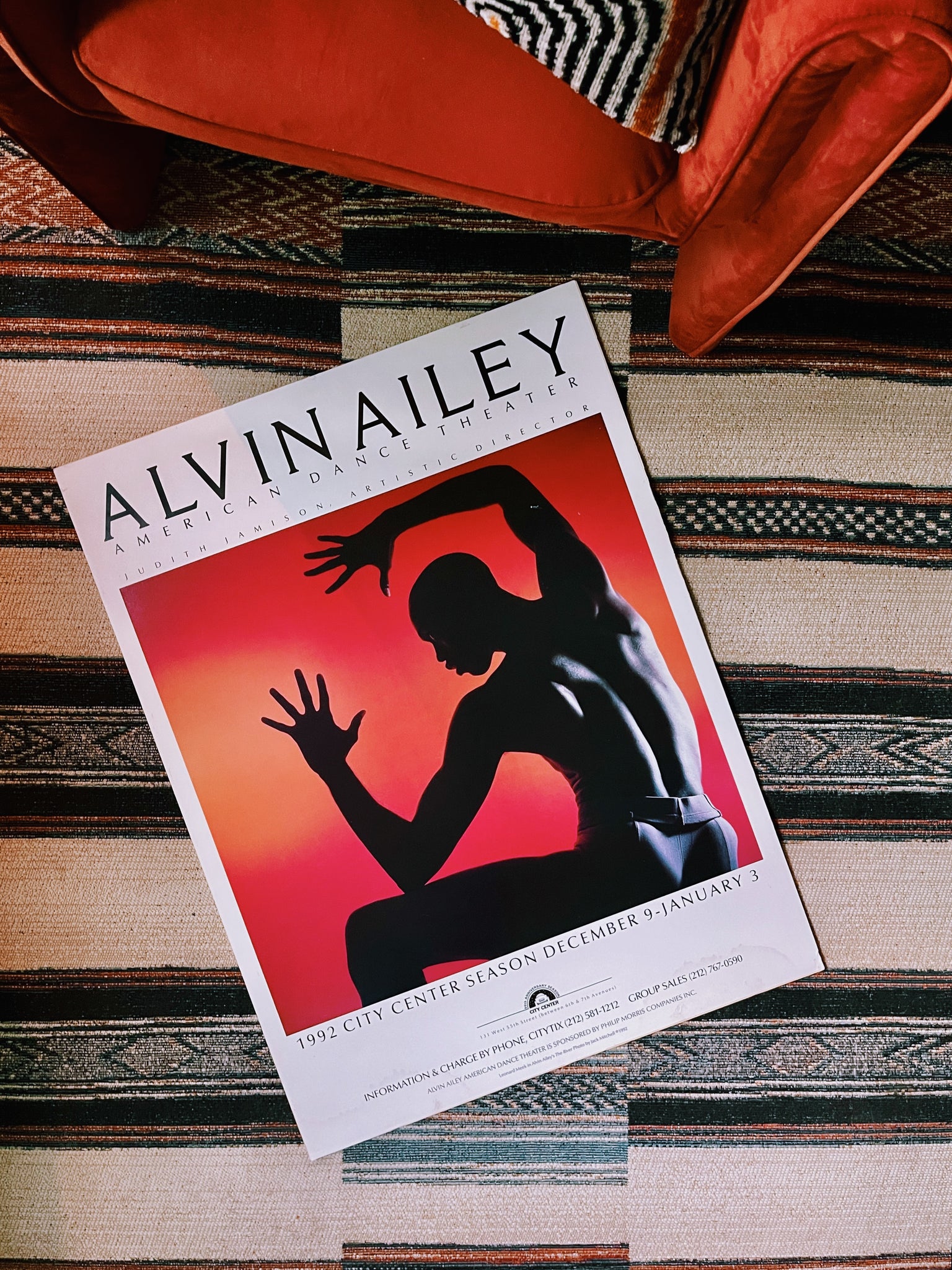 Vintage Alvin Ailey American Dance Theater Poster (NYC, 1992) – BLK MKT ...