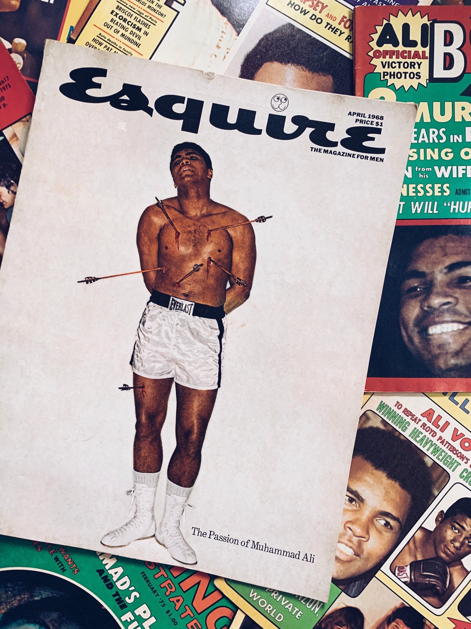 Vintage Rare Esquire Magazine // Muhammad Ali Cover Story (April 1968 ...
