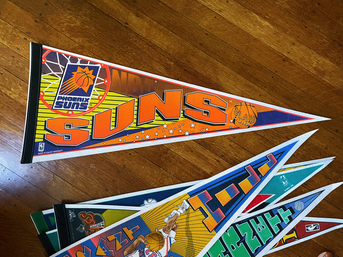 Vintage 1990's NBA Basketball Pennants (Please Select) – BLK MKT Vintage